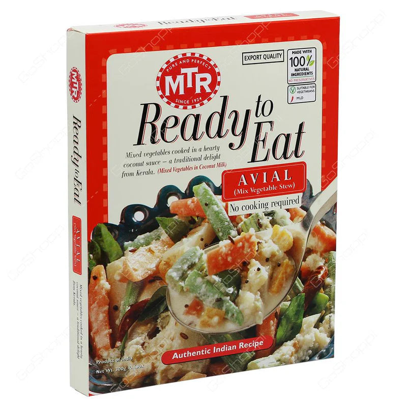 MTR RTE Avial 300g - Authentic Indian Ready-to-Eat Meal