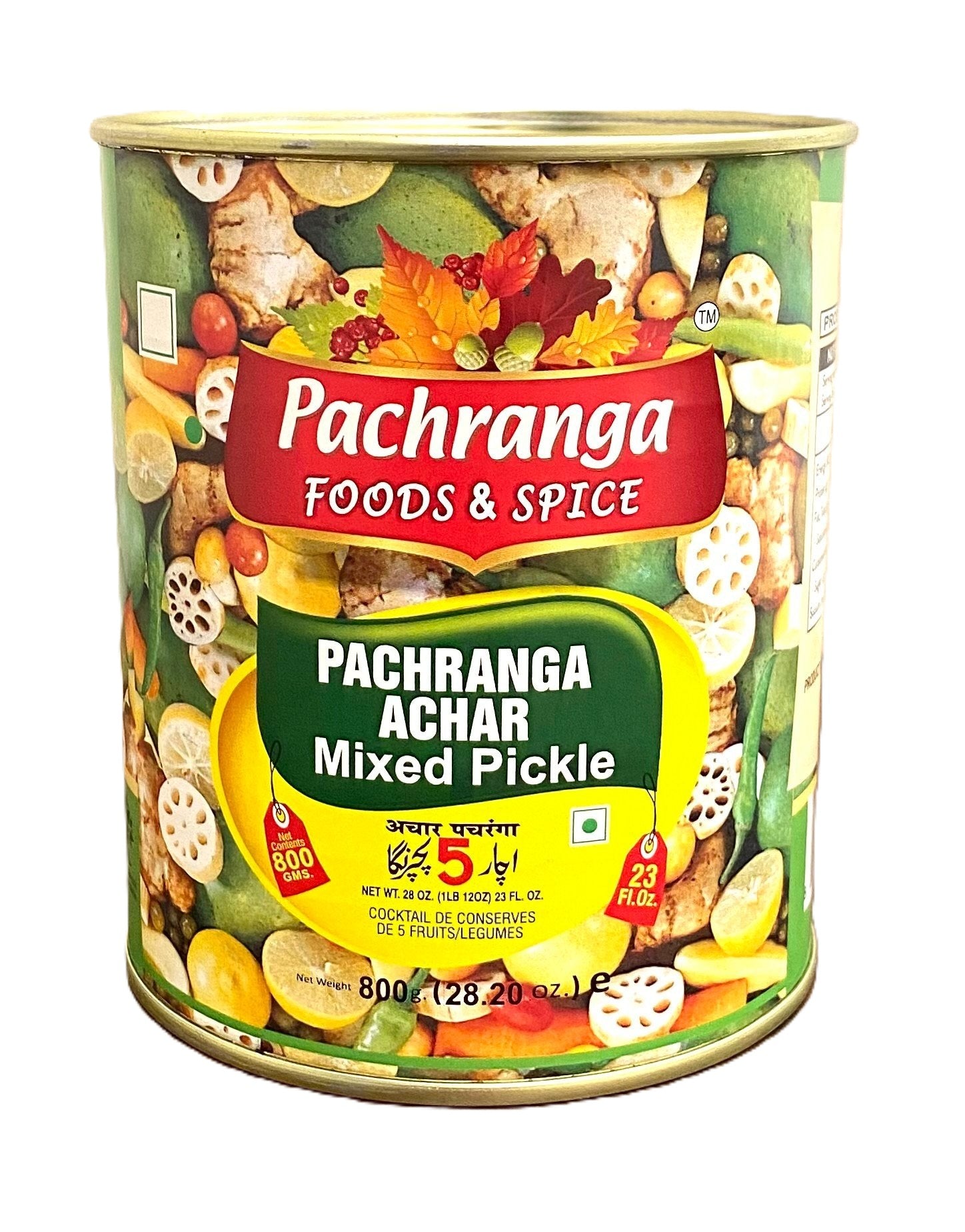 Buy Pach Mix Pickle Tin 800g - Swagat Indian Grocery